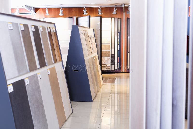 Picture of Different Kitchen Ceramic Tile in Modern Shop Stock Photo ...