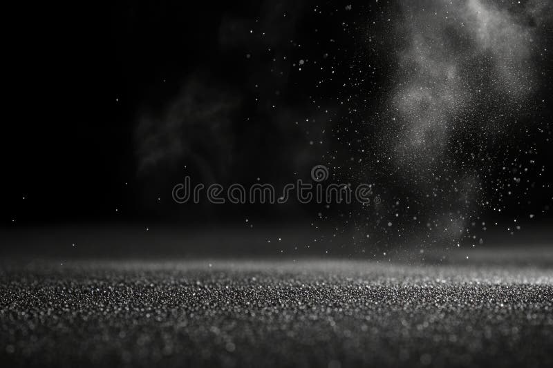 A Picture of a Dust Cloud Taken in Black and White Stock Photo - Image ...