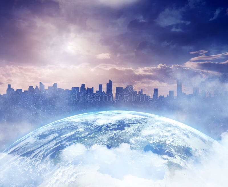 Picture of the earth stock photo. Image of sunrise, international ...