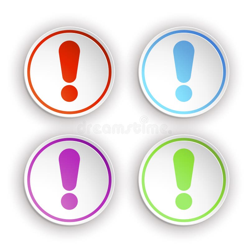 Exclamation mark stock vector. Illustration of businessman - 37849407