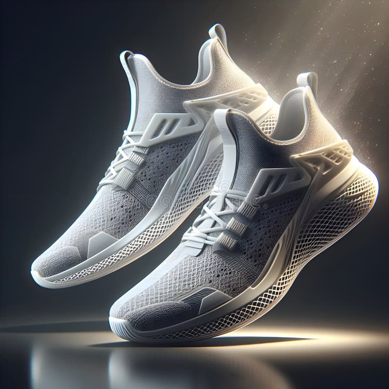 Picture of a Extra Modern Sneaker. Stock Illustration - Illustration of ...