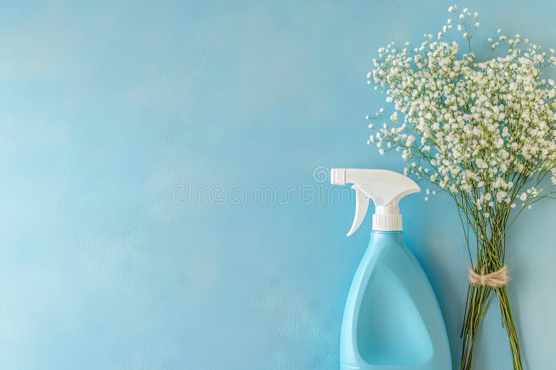 Picture Featuring a Cleaning Set Positioned Against a White Background ...