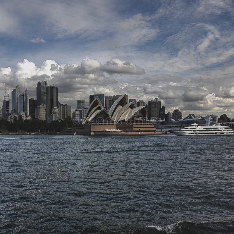 The Opera House in Sidney editorial photo. Image of sidney - 100005111