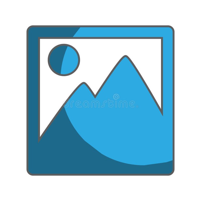 Picture file isolated icon stock vector. Illustration of nature - 86633705