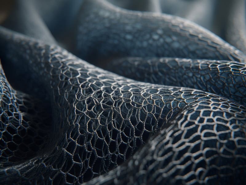 Picture of Fishnet Silk Fabric Generative AI Stock Illustration ...