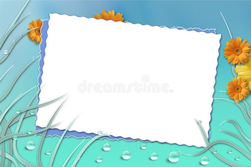Picture Frame stock illustration. Illustration of spring - 4159870