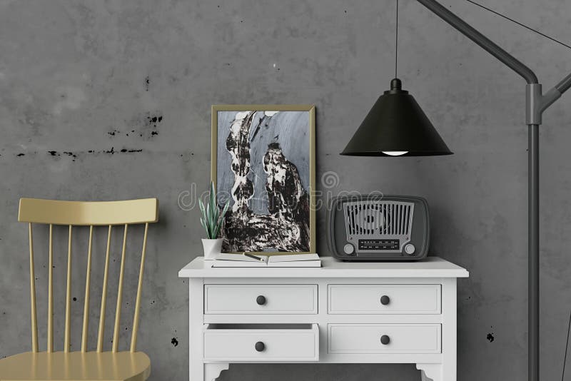 Picture frame 3d render editorial photography. Illustration of business ...