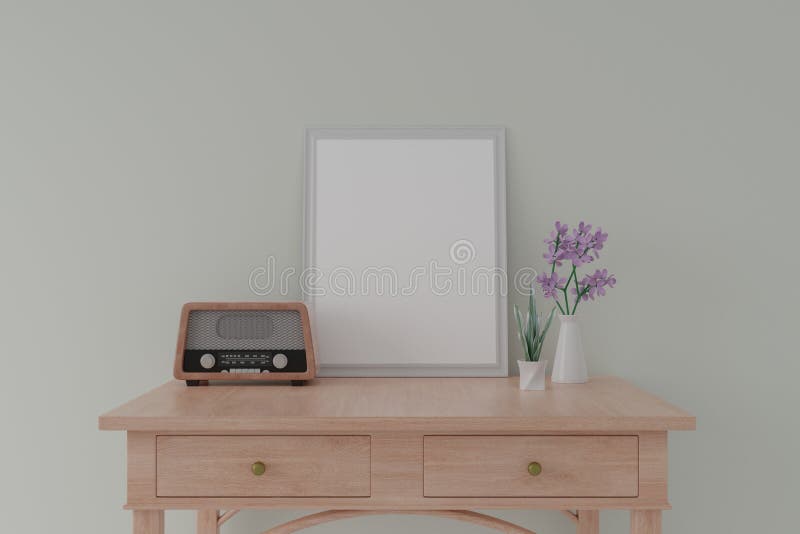 Picture frame 3d render stock illustration. Illustration of framing ...