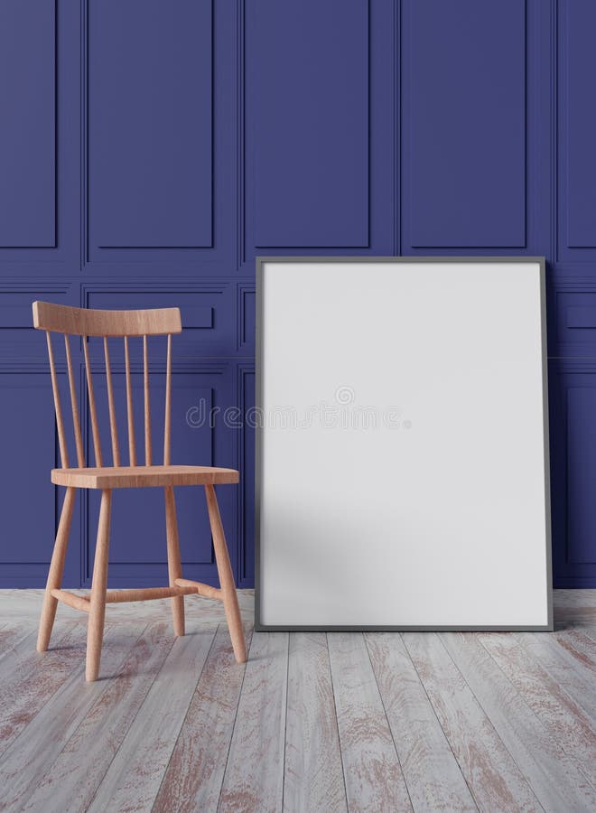 Picture frame 3d render stock illustration. Illustration of border ...