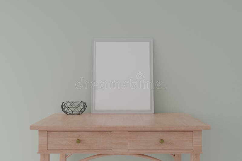 Picture frame 3d render stock illustration. Illustration of idea ...