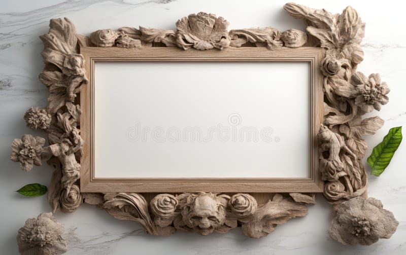 A Picture Frame Displays an Image, Illustrating a Moment Captured in ...