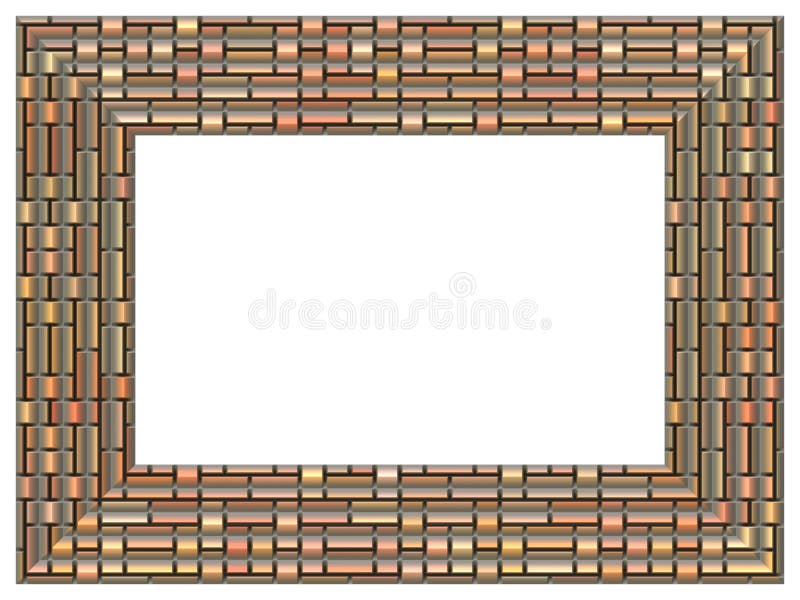 Picture Frame Generated Texture Stock Illustration - Illustration of ...