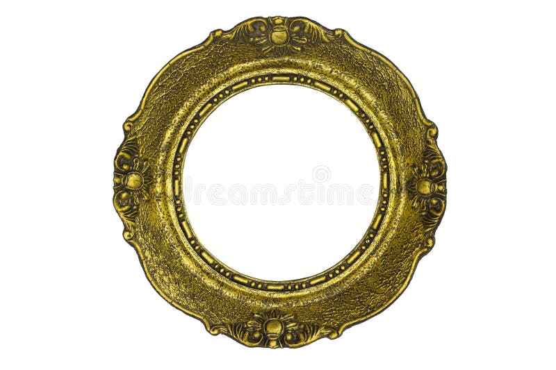 Round picture frame stock image. Image of painting, empty - 963079