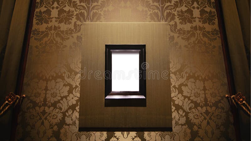Picture frame in museum stock photo. Image of beautiful - 85595274