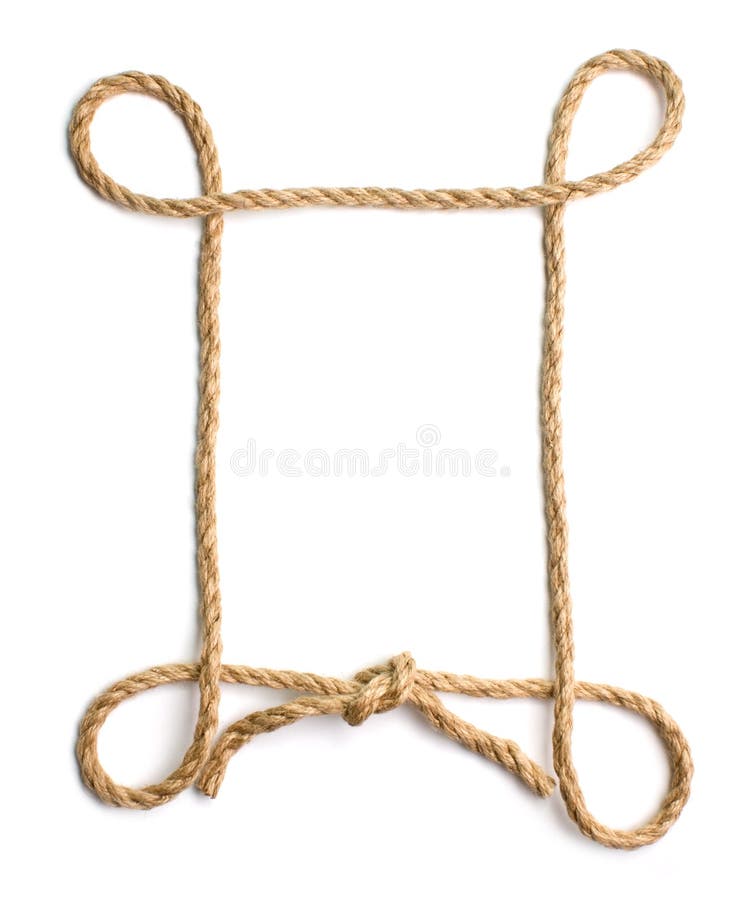 Rope frame stock photo. Image of unite, frame, connect - 10622528