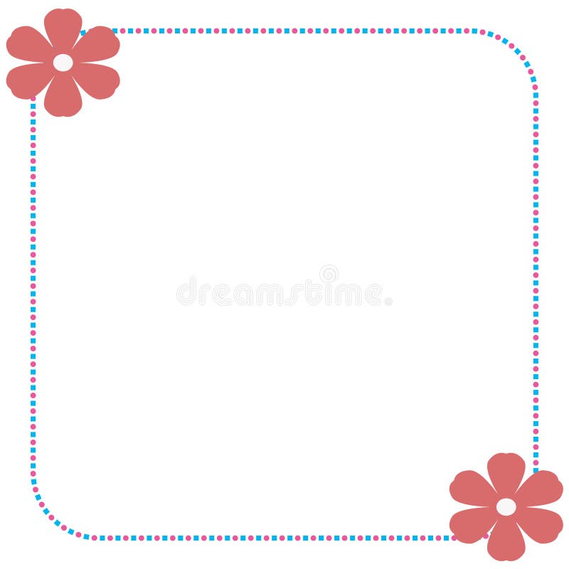 Picture Frame with Shapes and Frames Stock Illustration - Illustration ...
