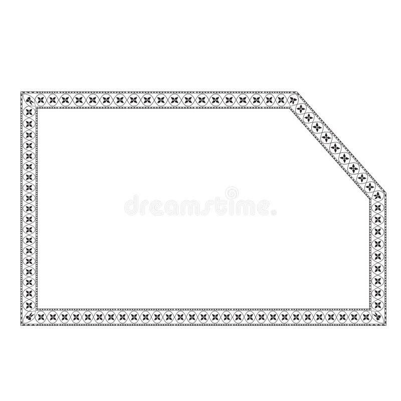 Single Corner Border Designs