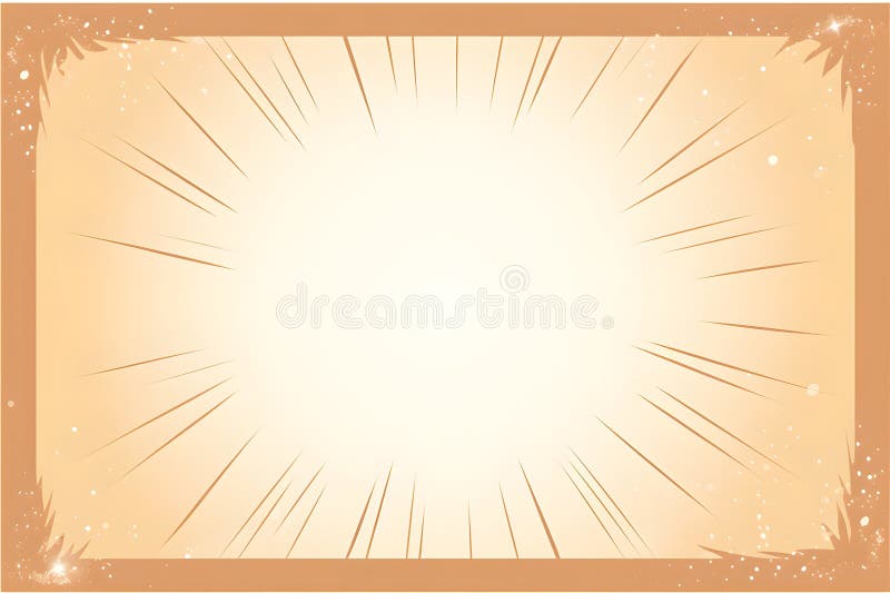 A Picture Frame with a Star Burst in the Middle. Abstract Umber ...