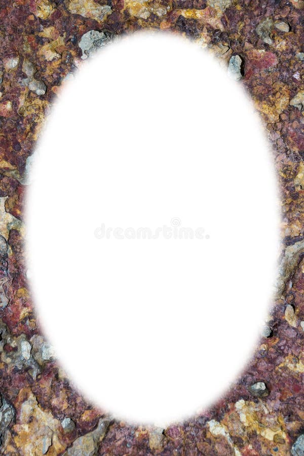 Picture Frame Stone Wall Texture Background. Stock Photo - Image of ...