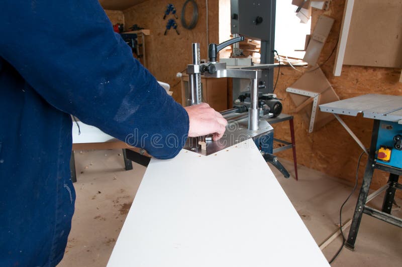 Picture framer underpinner stock image. Image of bevel - 11594039