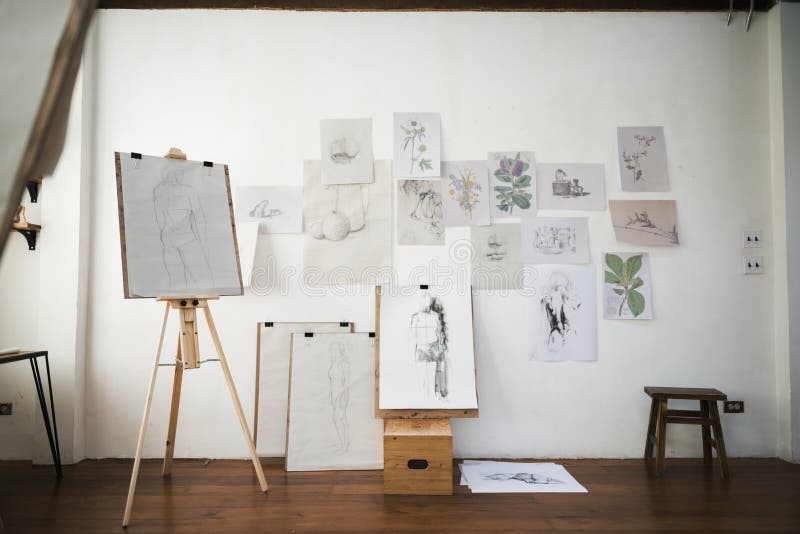 Picture Frames at an Art Exhibition Editorial Photography - Image of ...