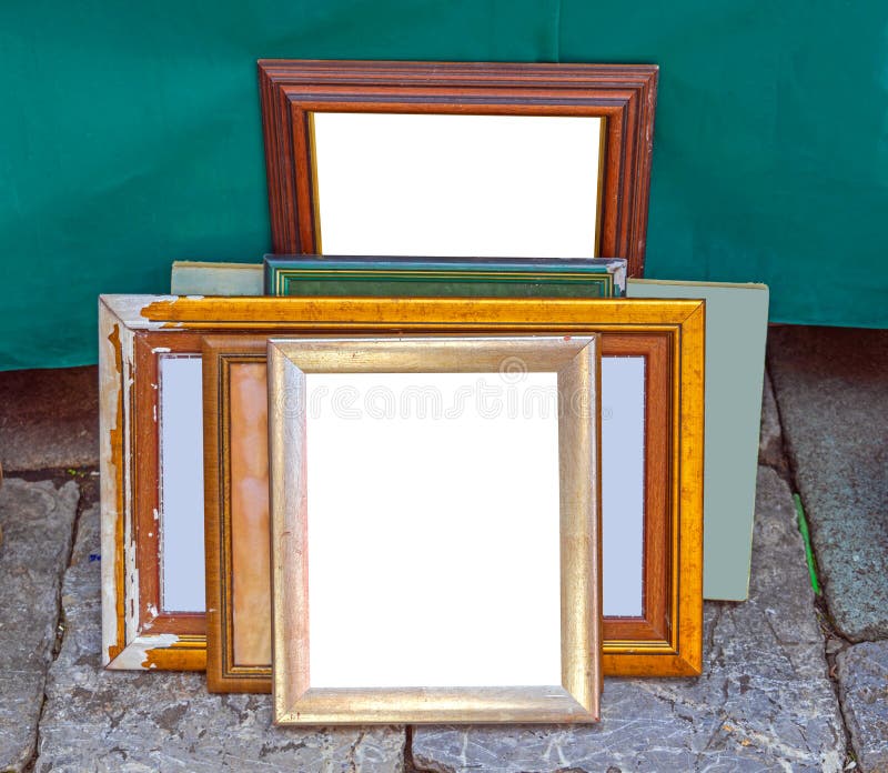 Picture Frames Collection stock image. Image of portrait - 256148197