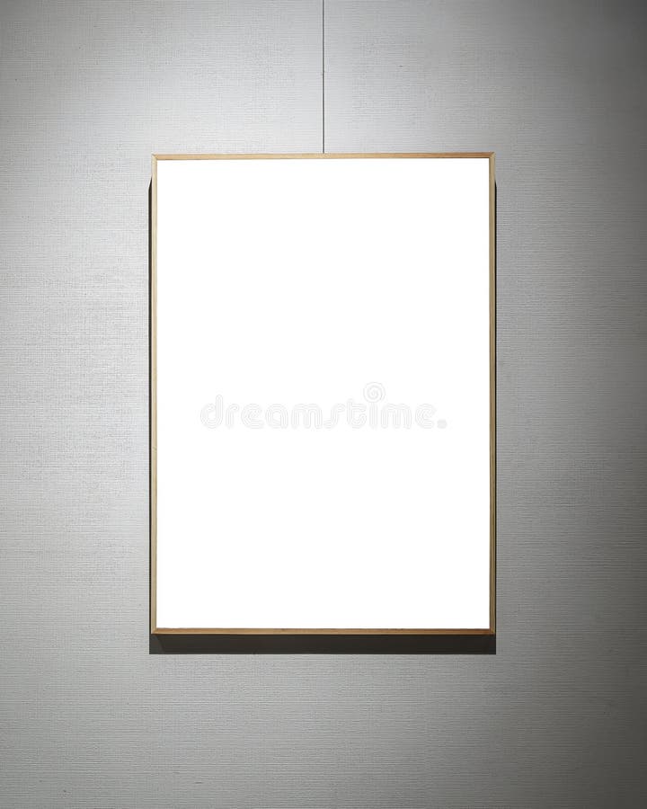 Picture Frames with Copy Space for Text Hanging on the Wall with ...