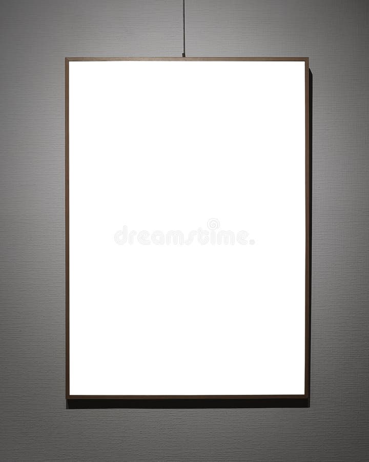 Picture Frames with Copy Space for Text Hanging on the Wall with ...