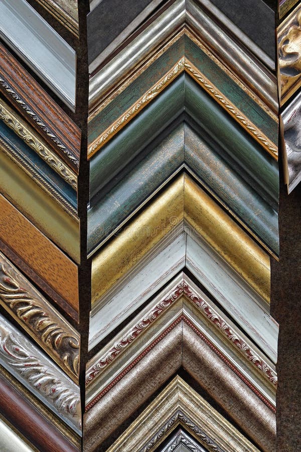 Picture Frames Corner Samples Stock Image - Image of painted, colorful ...