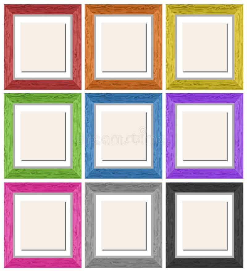 Different Nine Animals Attached To Number Nine Stock Vector ...