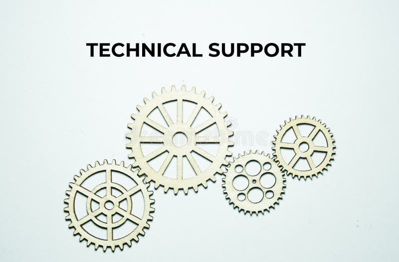 Technical support and gear stock photo. Image of secure - 231221988