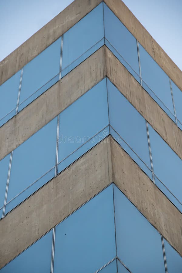 Glass Windows on the Side of a Skyscraper Stock Image - Image of glass ...