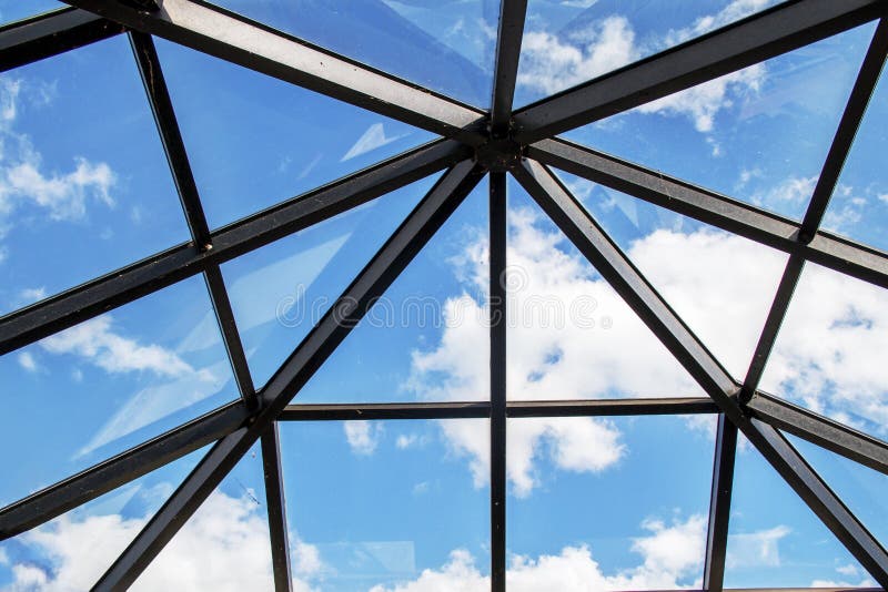 Glass Windows on the Side of a Skyscraper Stock Photo - Image of blue ...