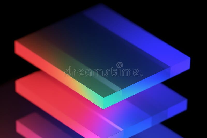 Picture of Gradient Fade Holographic Colors Generative AI Stock ...
