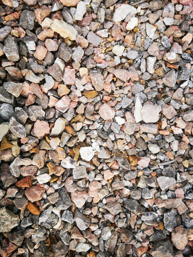 Granite Rubble Rock Texture Background. Stock Image - Image of building ...