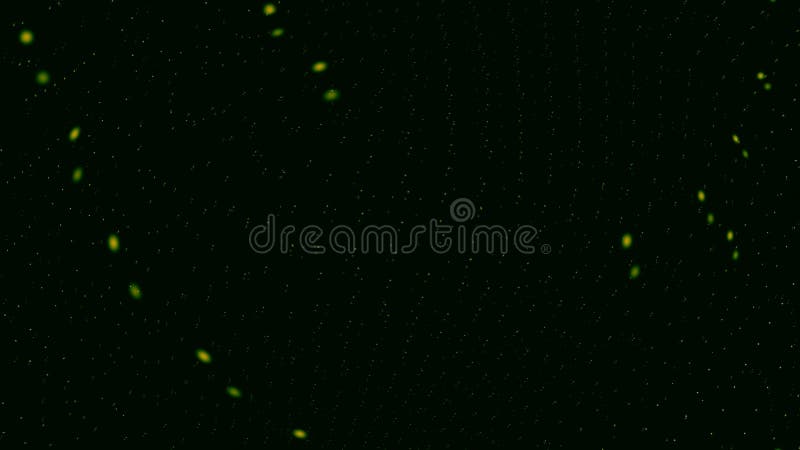 Green Dust on Black Background Stock Video - Video of space, background ...