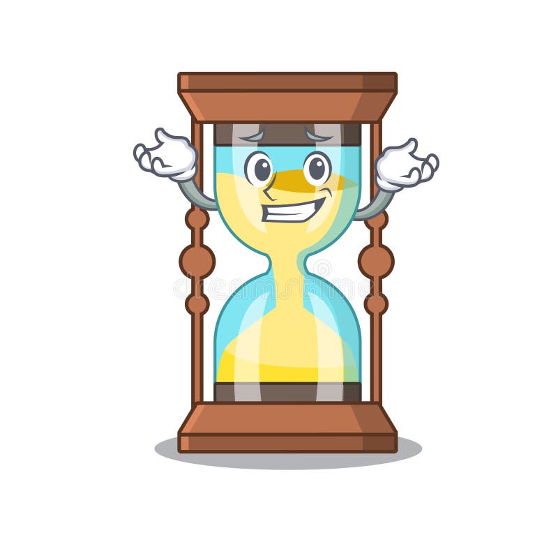 A Picture of Grinning Chronometer Cartoon Design Concept Stock Vector ...