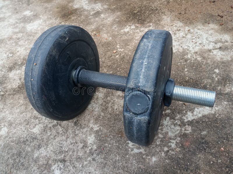 This is the Picture of Gym Dumble. Stock Photo - Image of wheel, bumper ...