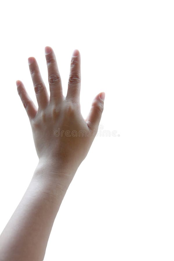 Picture Hand Can Be Seen in the Five Inches. Stock Photo - Image of ...