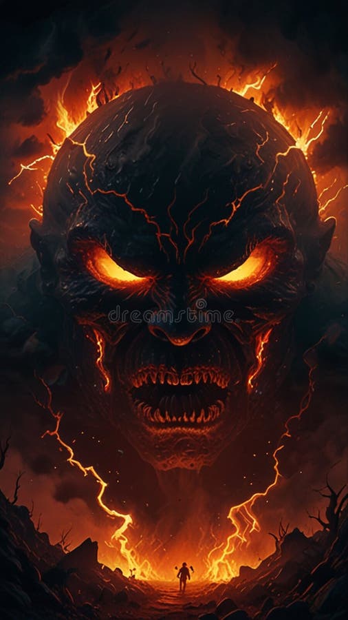 A Picture of a Hell with a Shade Where More Horrible Image are Kept ...