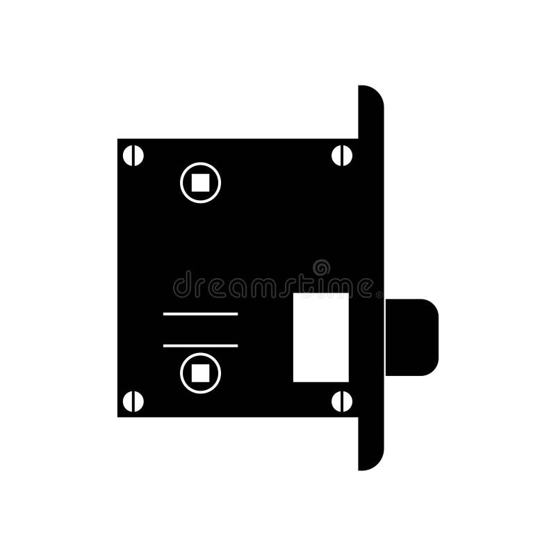 Picture of Hinges and Door Latch Icon Logo Vector Design Stock Vector ...