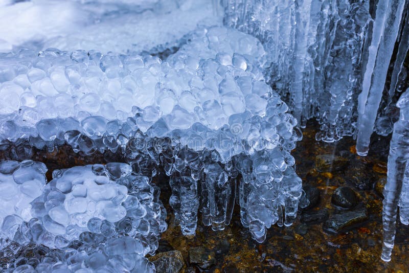 Picture of Icicles and Various Forms Stock Photo - Image of cold, forms ...