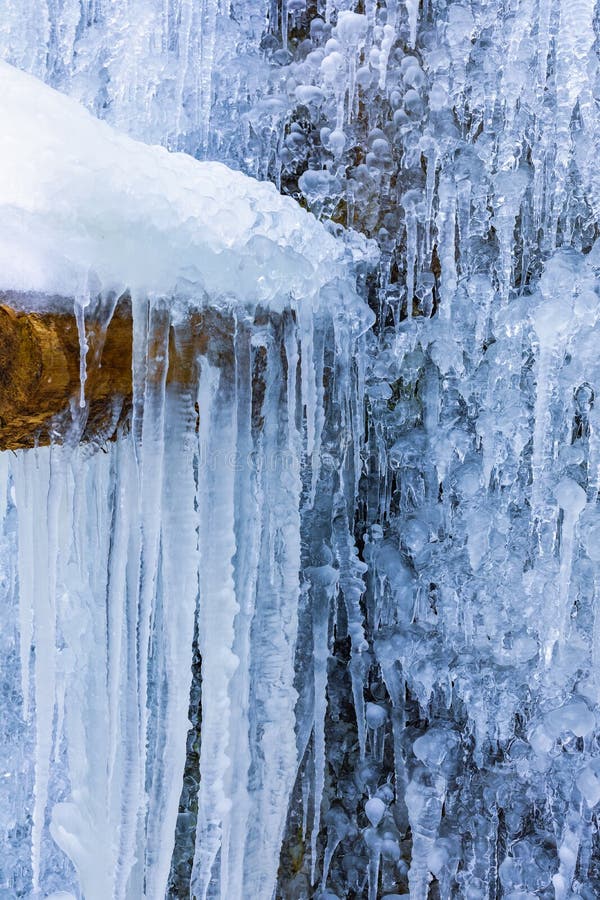 Picture of Icicles and Various Forms Stock Photo - Image of texture ...