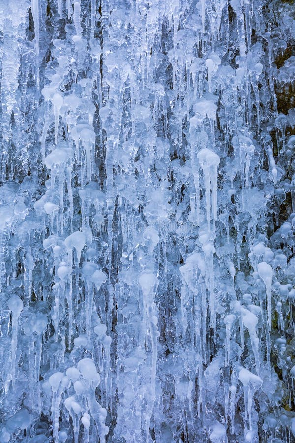 Picture of Icicles and Various Forms Stock Photo - Image of north, blue ...