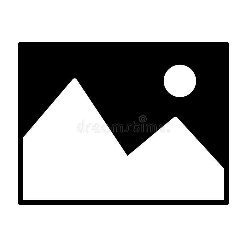 Picture Icon. Vector Simple Minimal 96x96 Pictogram Stock Vector ...