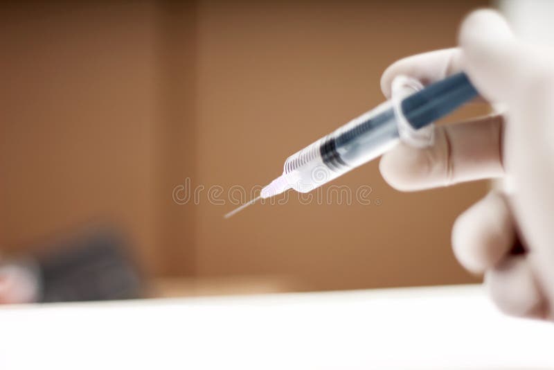 Picture of injection. stock photo. Image of biotechnology - 153437392