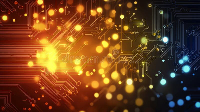 A Picture of an Intricate Electronic Circuit Board Featuring a Complex ...