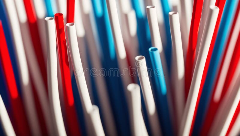 A Picture of an Intriguingly Complex Arrangement of Red, White and Blue ...