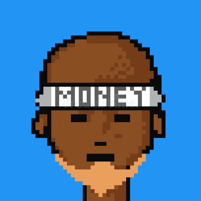 Picture of Man in Pixel Style Stock Illustration - Illustration of ...