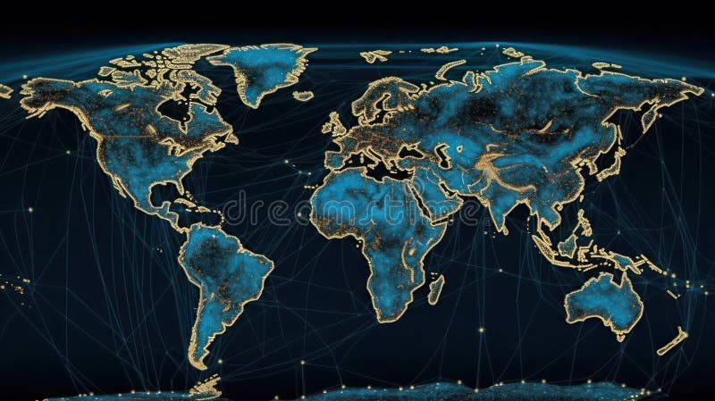 A Picture of a Map of the World Indicating How Big Data Can Be Analyzed ...